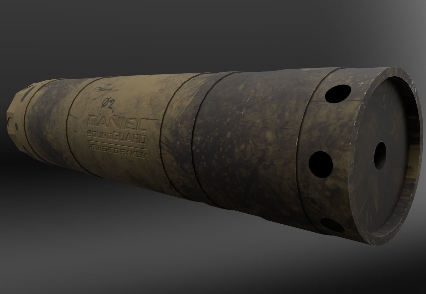 DANIEL DEFENSE SOUNDGUARD SG-556 free VR / AR / low-poly 3D model ...