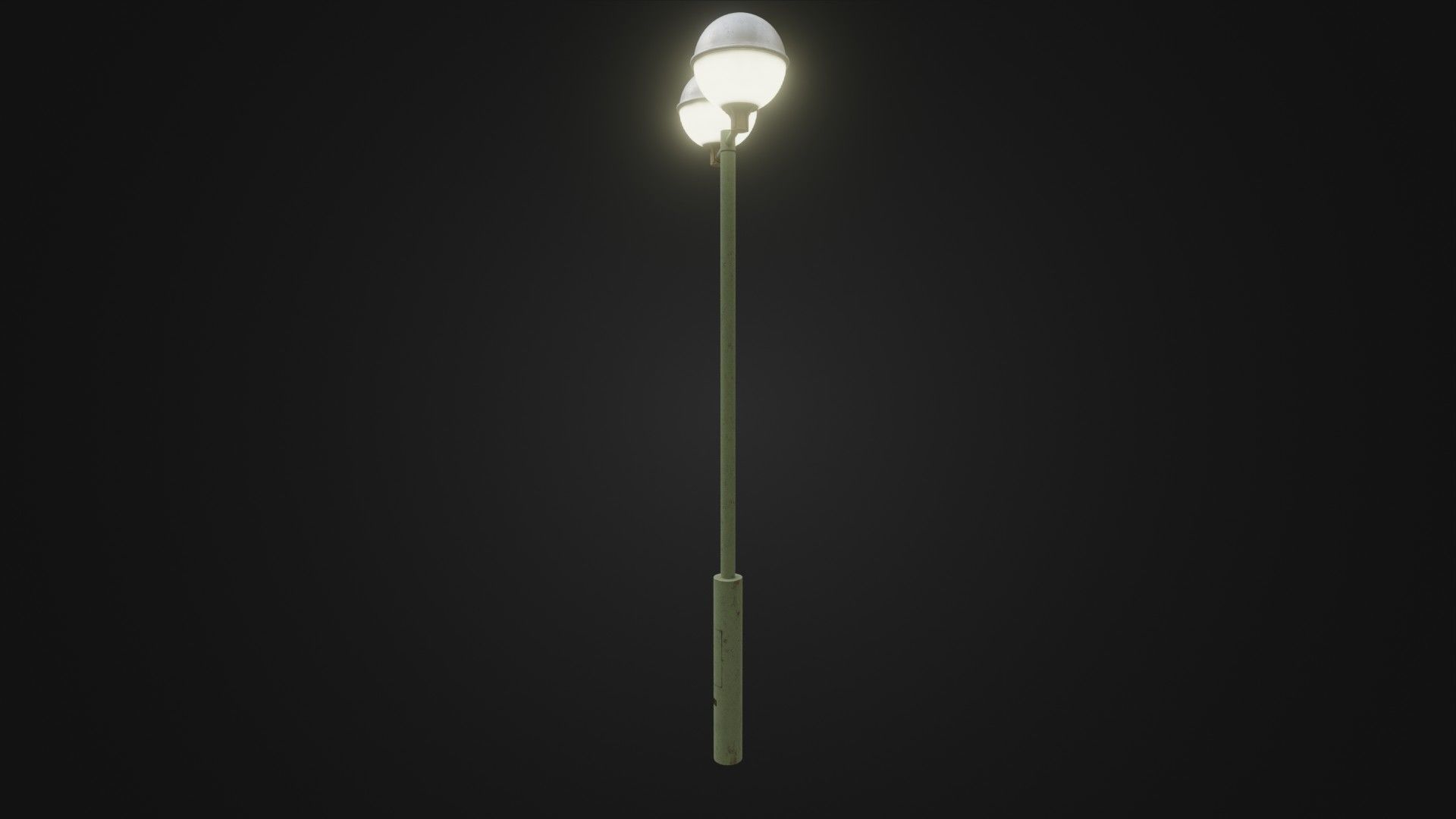 3D model Old Soviet Street Light 14 VR / AR / low-poly | CGTrader