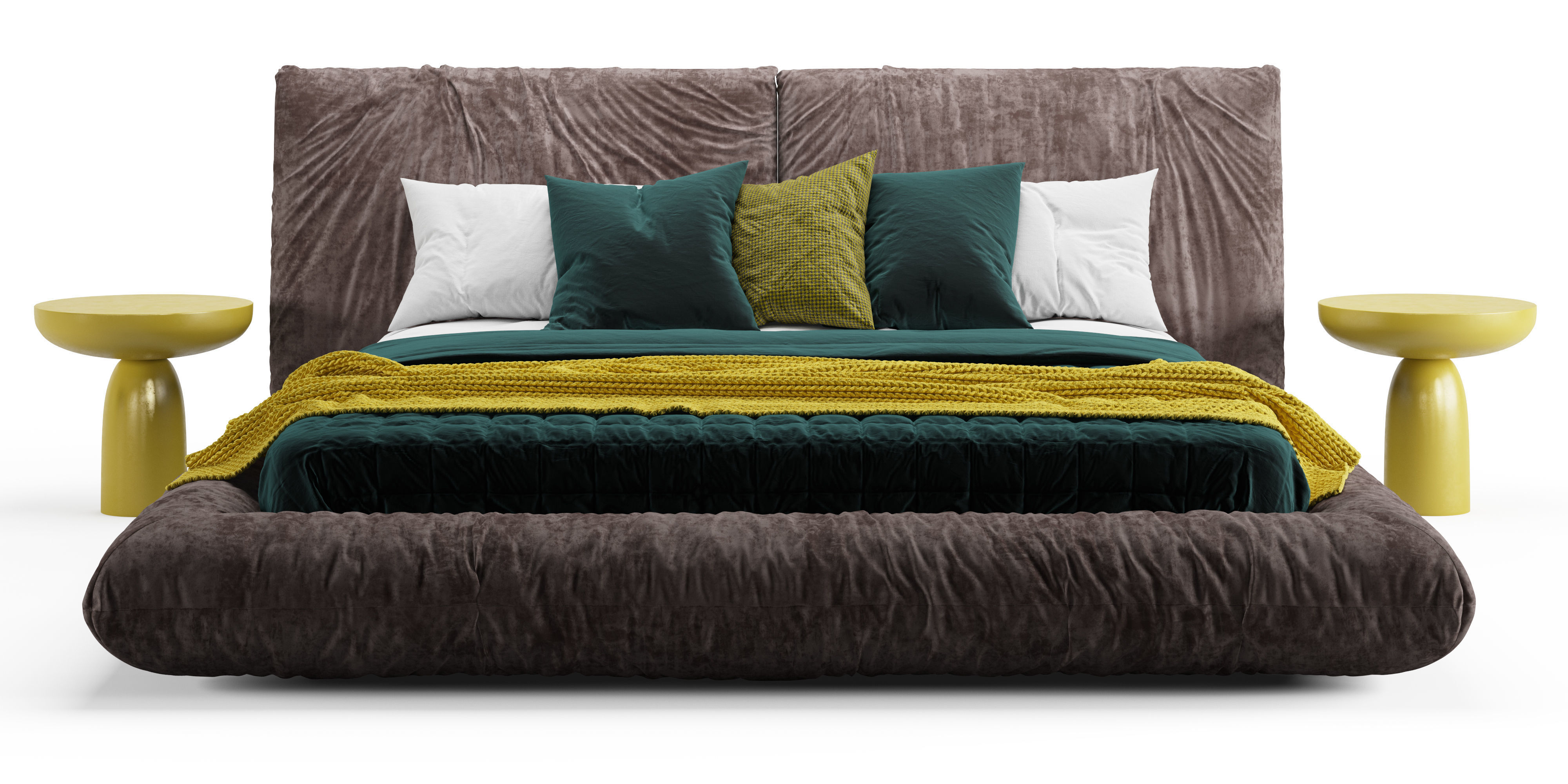 Alba Bed 3D model rigged | CGTrader