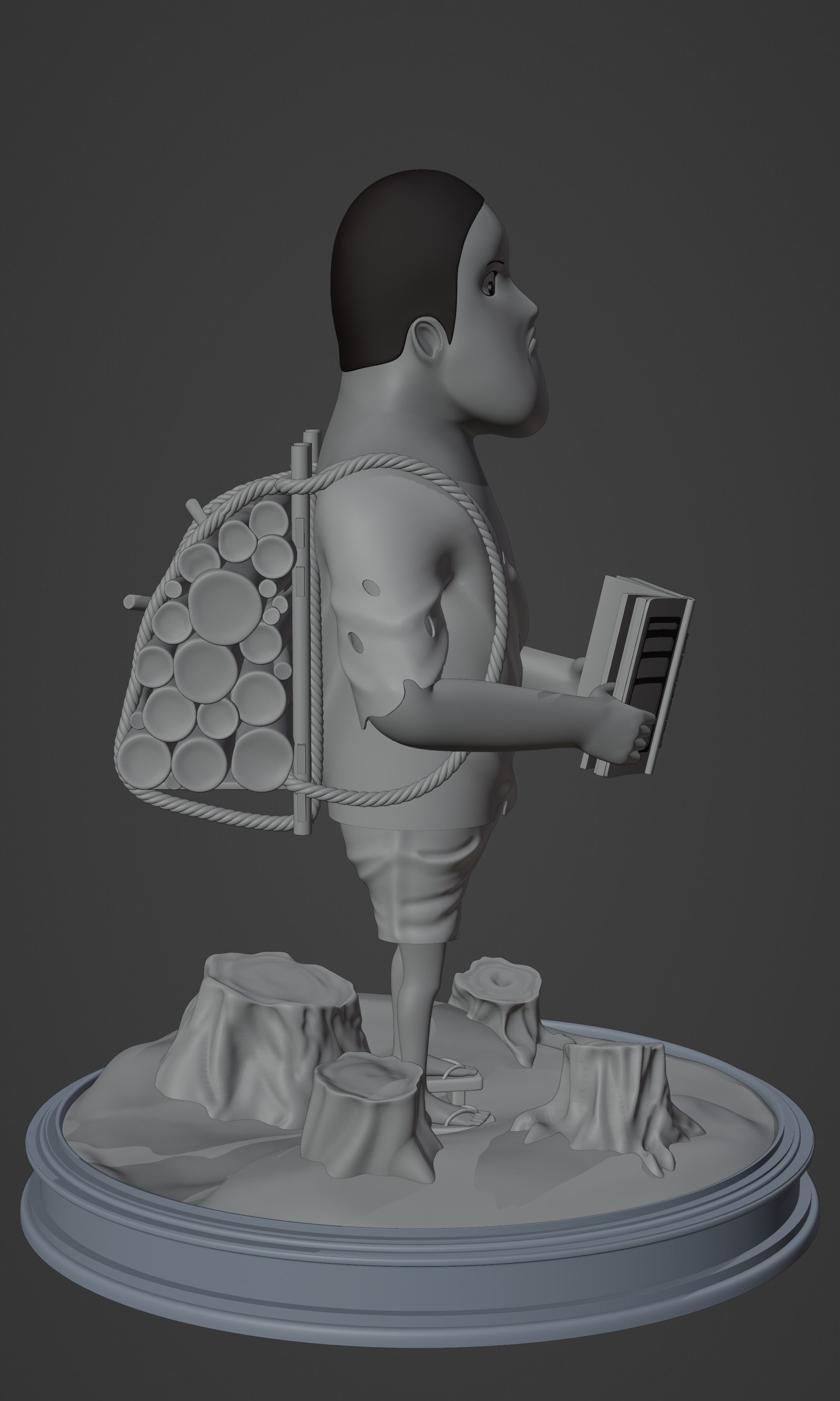 3D model BARTHOLOMEW KUMA KID VERSION ONE PIECE VR / AR / low-poly ...