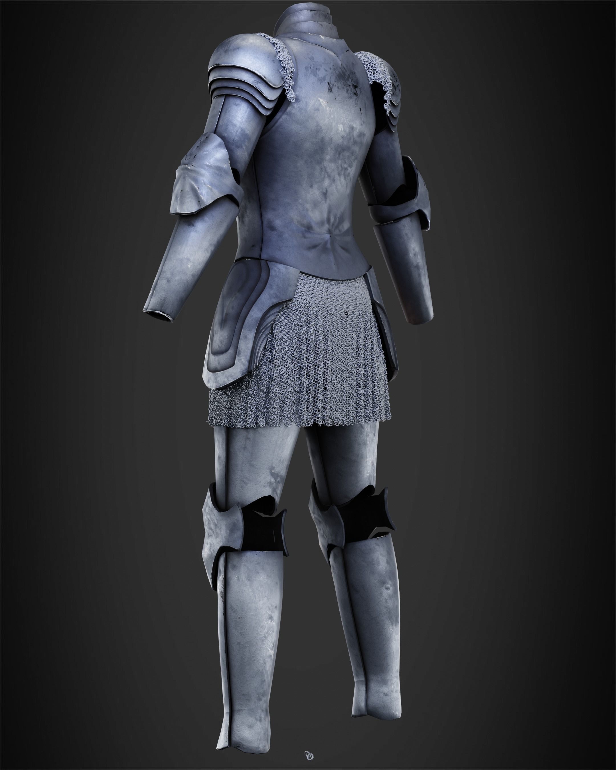 LOTR Galadriel Numenor Armor for Cosplay 3D model 3D printable | CGTrader