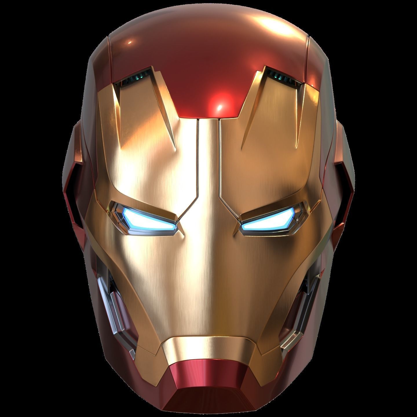 Iron man MK 45 helmet with FULL inner details and motorization 3D model 3D printable | CGTrader