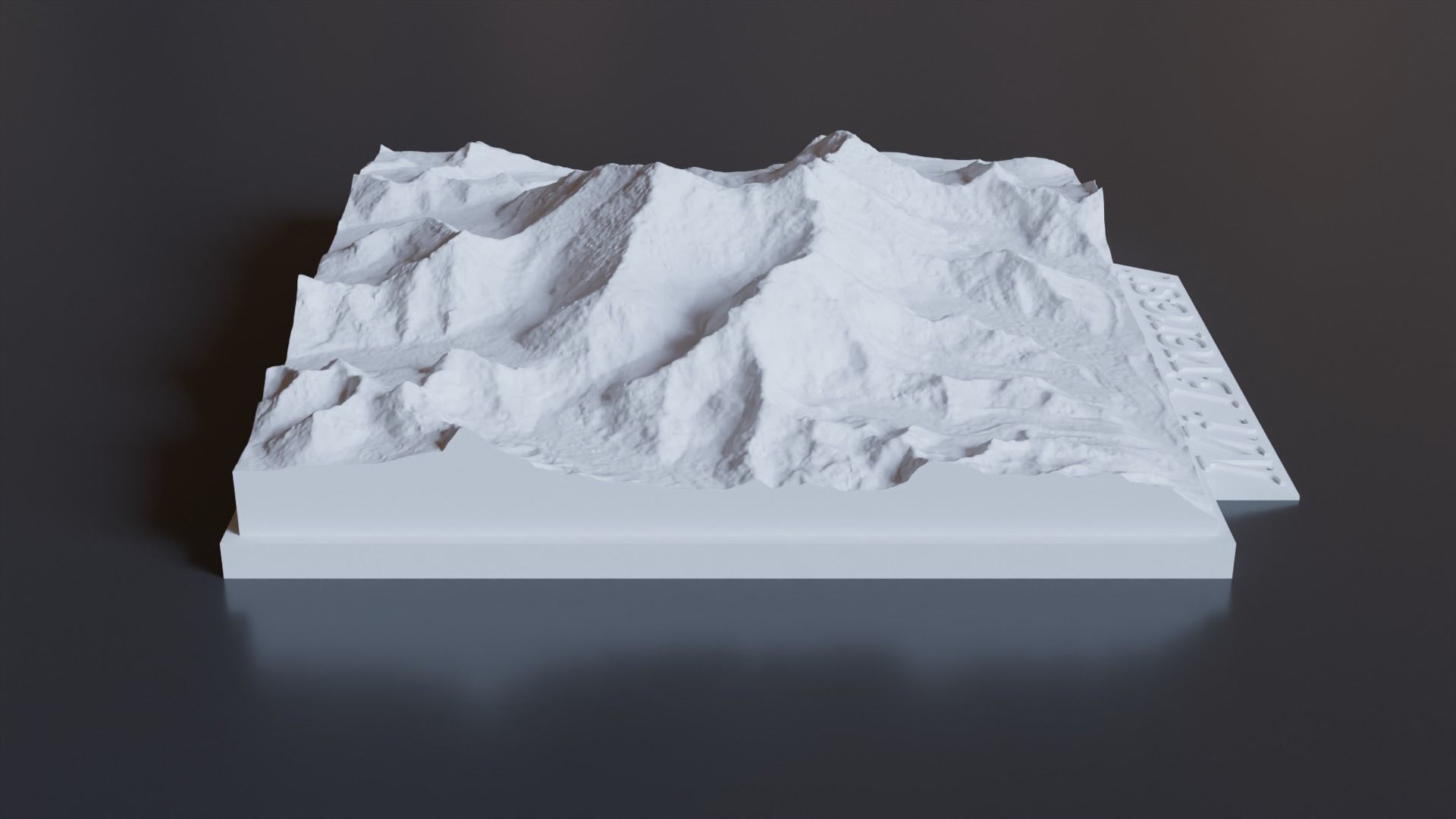 Mount Everest 3D Print Model 3D model 3D printable | CGTrader