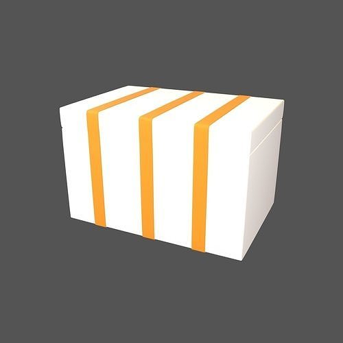 3D model Styrofoam Box v2 001 VR / AR / low-poly | CGTrader
