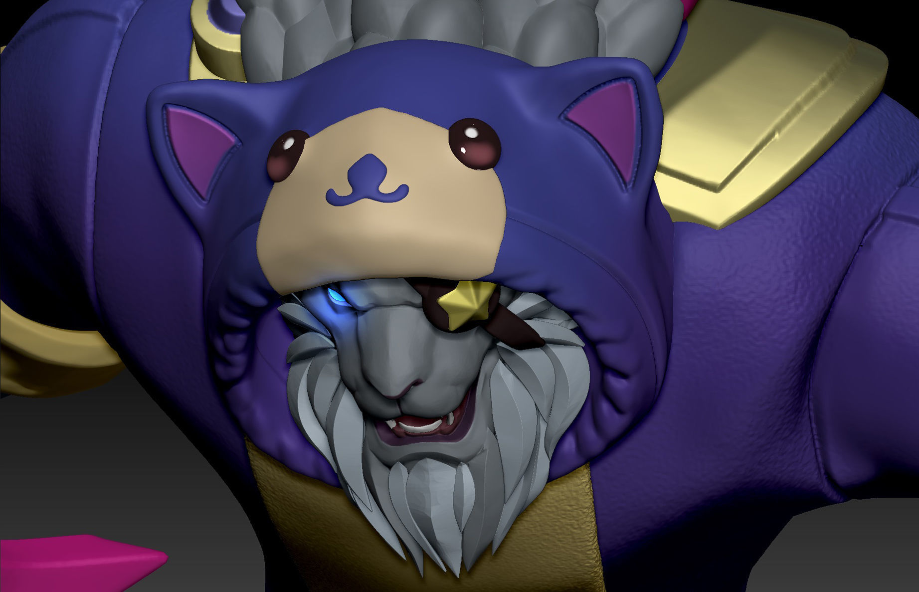 League of Legends Pretty Kitty Rengar 3D model 3D printable | CGTrader