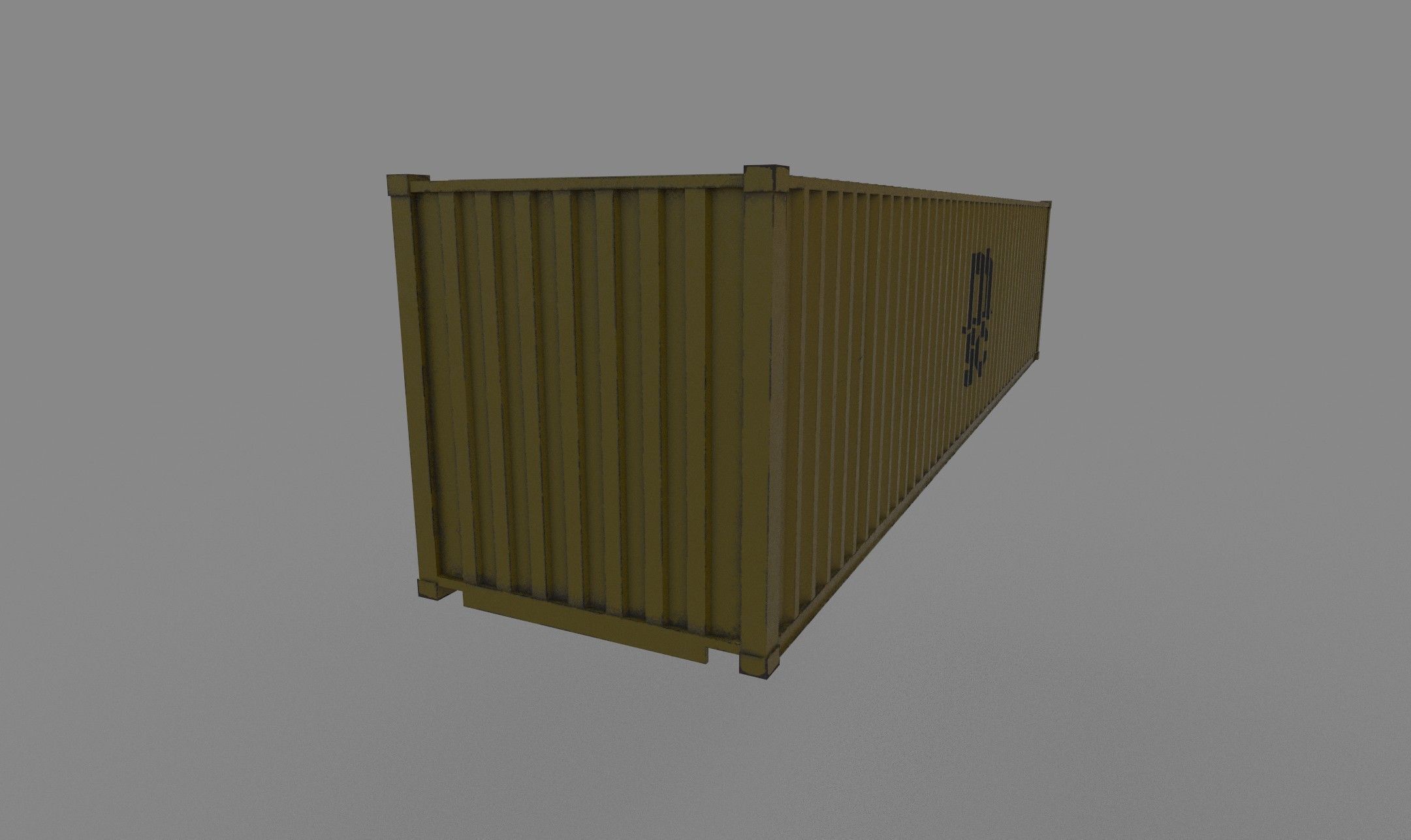 3D model Low-Poly Painted Container VR / AR / low-poly | CGTrader