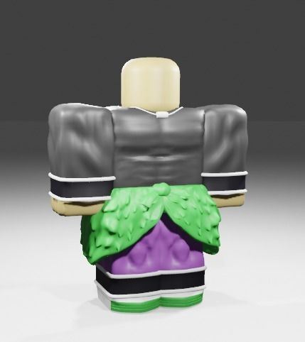 Roblox R6 Broly Morph 3D model | CGTrader