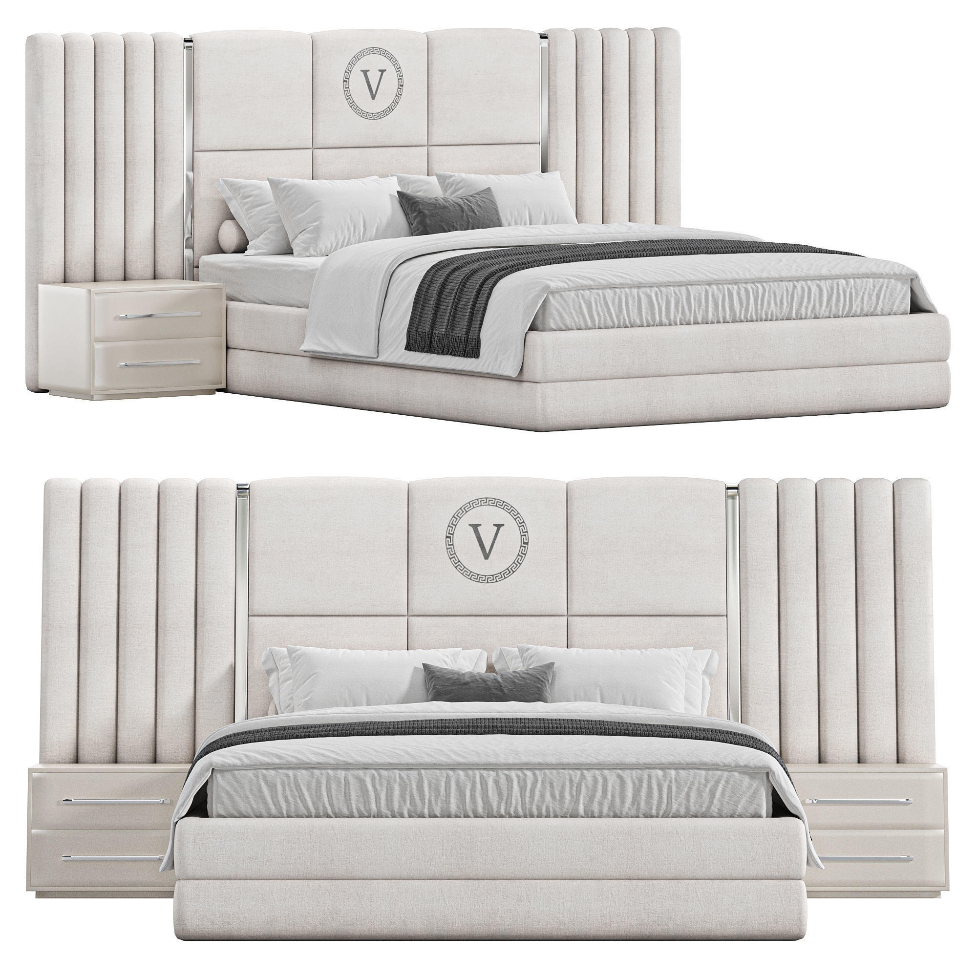 Versai Bedroom 3D model | CGTrader