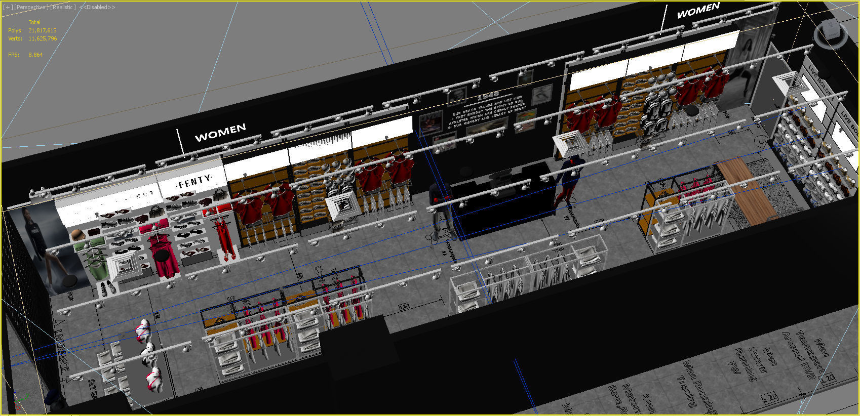 clothing store 3D model | CGTrader