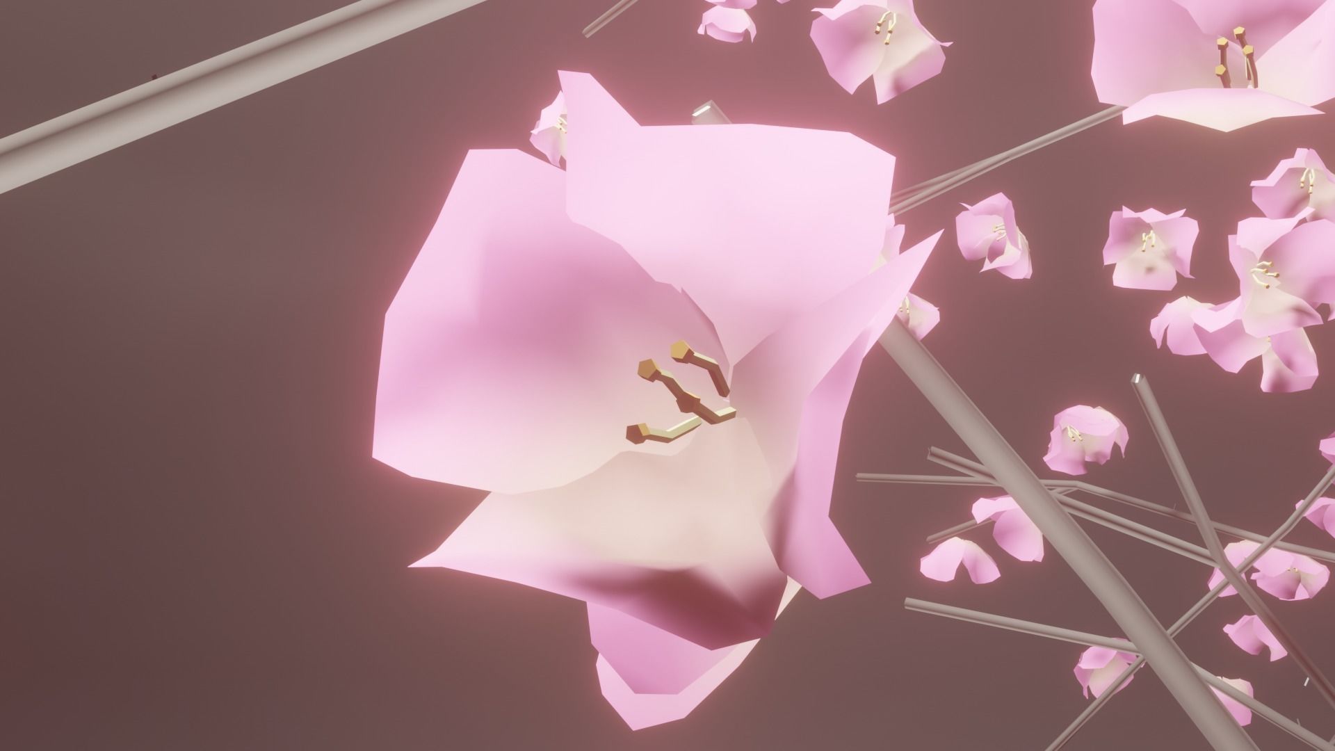 Model Japan Sakura Tree free 3D model | CGTrader