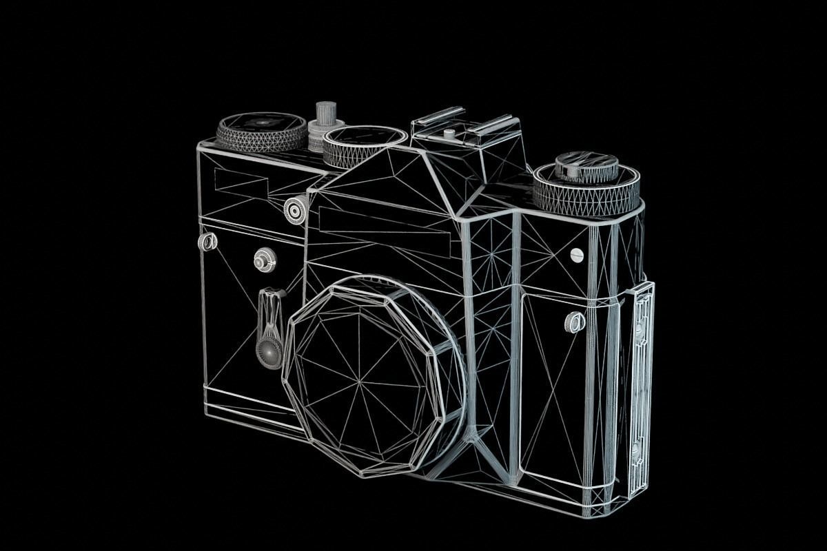 Zenit TTL Analog SLR Camera - Black 3D model | CGTrader