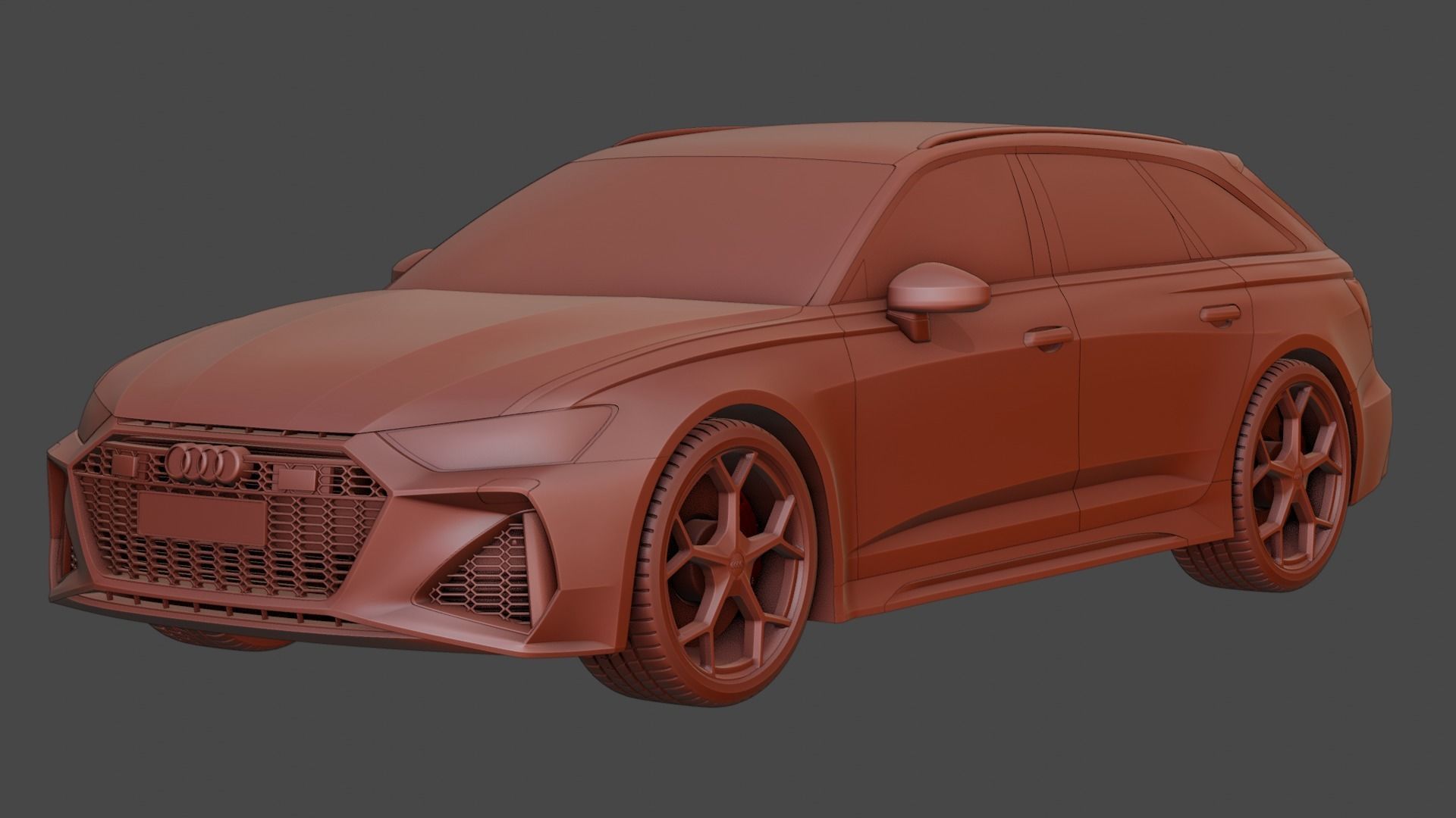 Audi RS6 Avant performance 2023 3D model | CGTrader