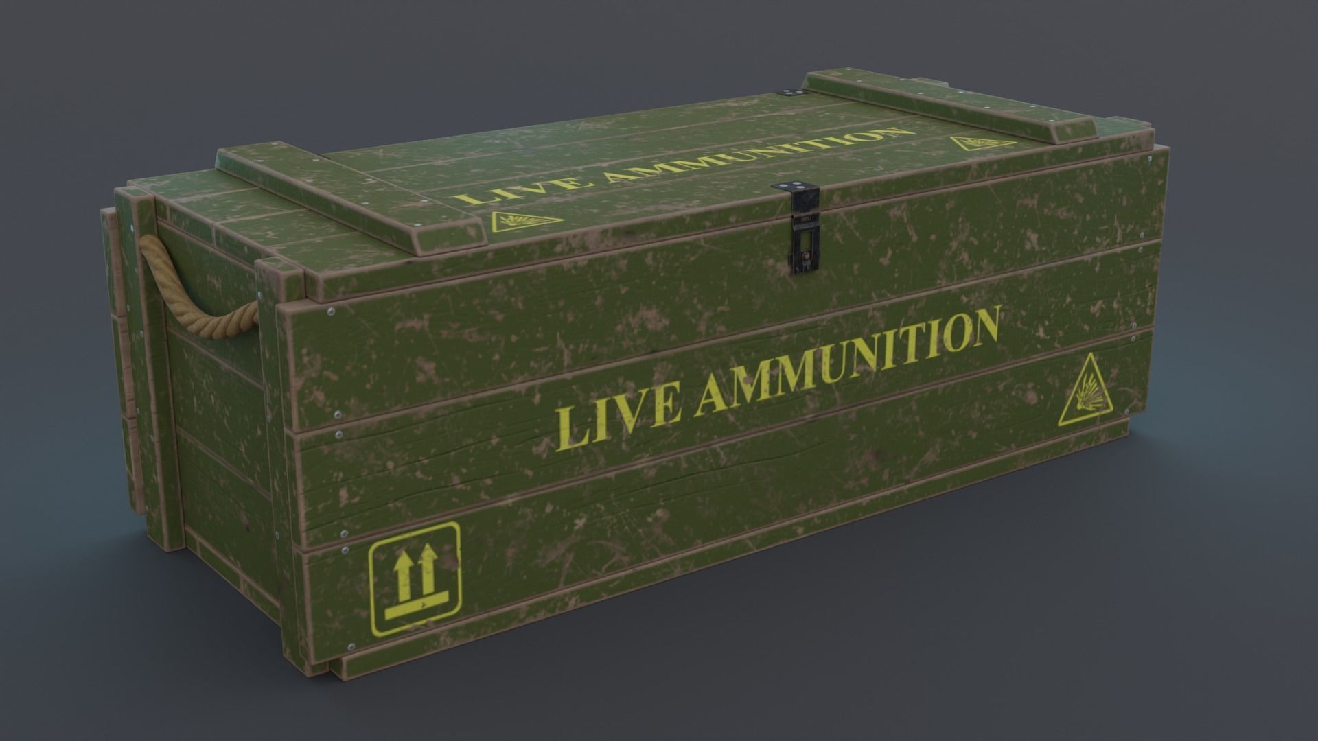 3D model Military Crate 4 3D model VR / AR / low-poly | CGTrader