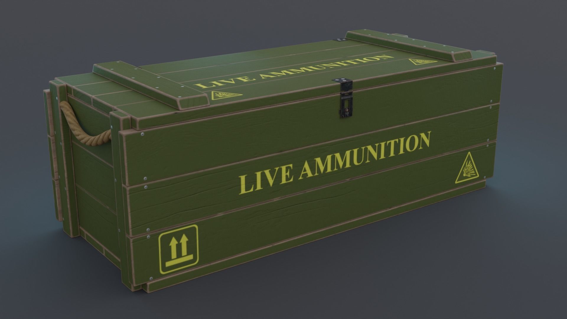 3D model Military Crate 4 3D model VR / AR / low-poly | CGTrader