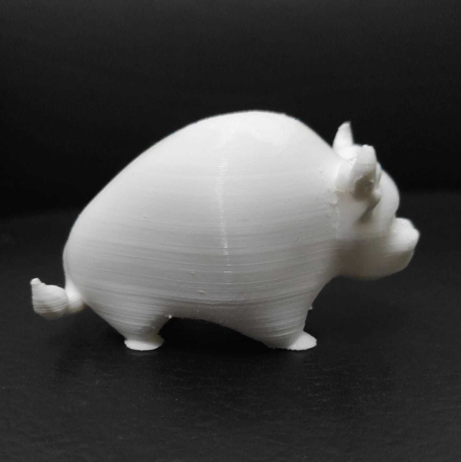 Stylized Bull 3D model 3D printable | CGTrader