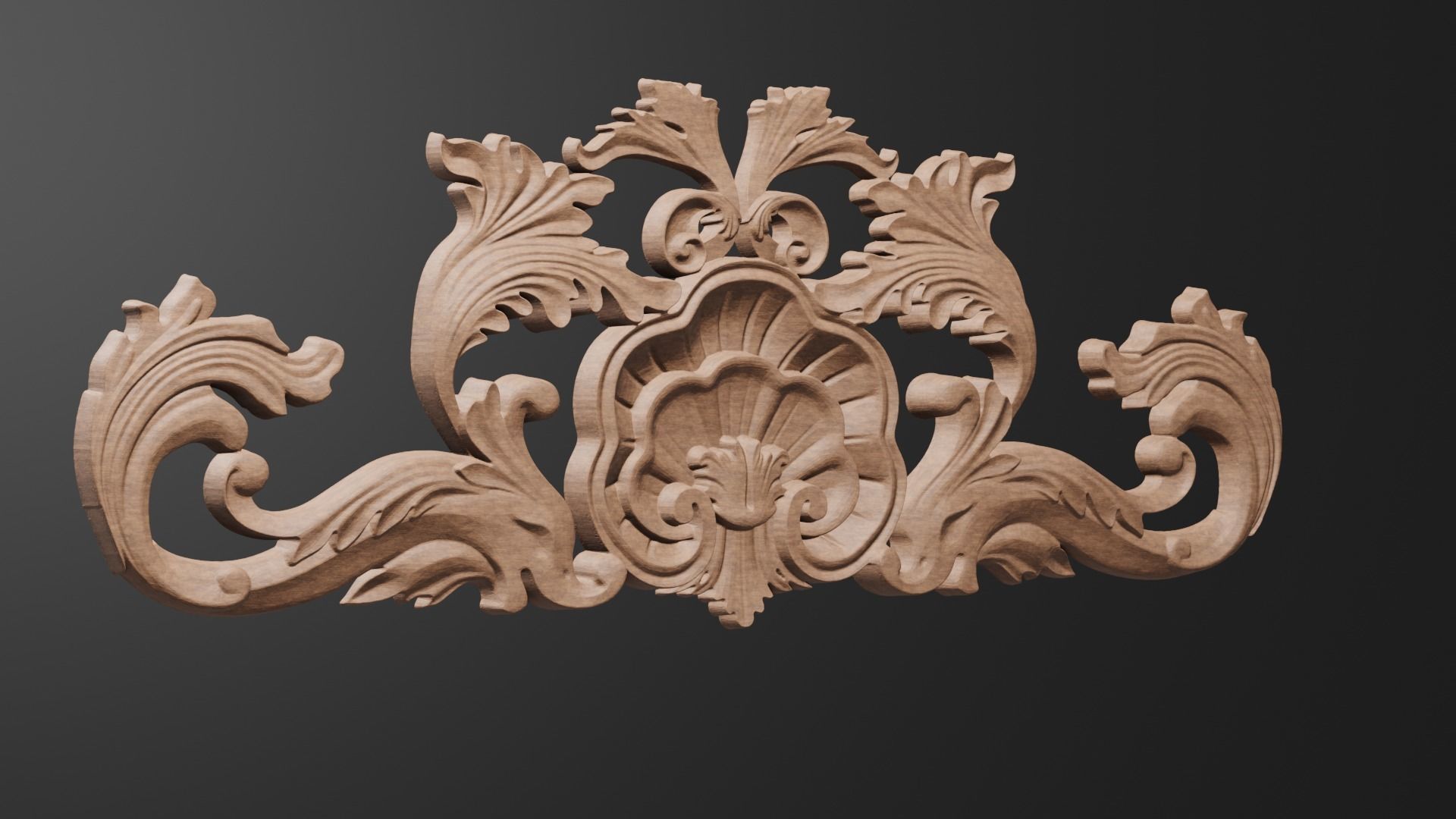 Flower for wood carving 3D model 3D printable | CGTrader