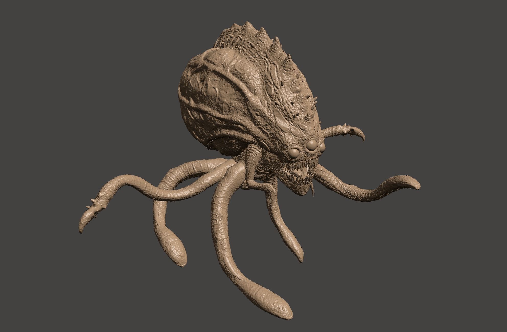 OCTABRAIN DUKE NUKEM FOREVER - ultra high detailed mesh - 3D STL 3D ...