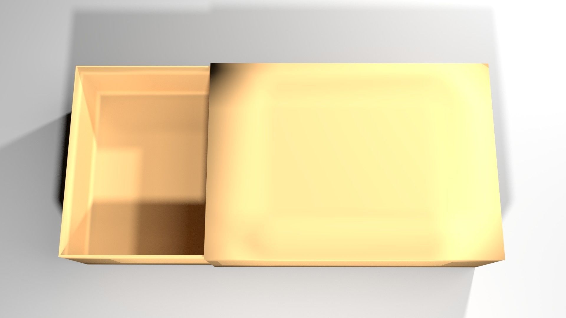 Cardboard Box - Slide 3D model | CGTrader