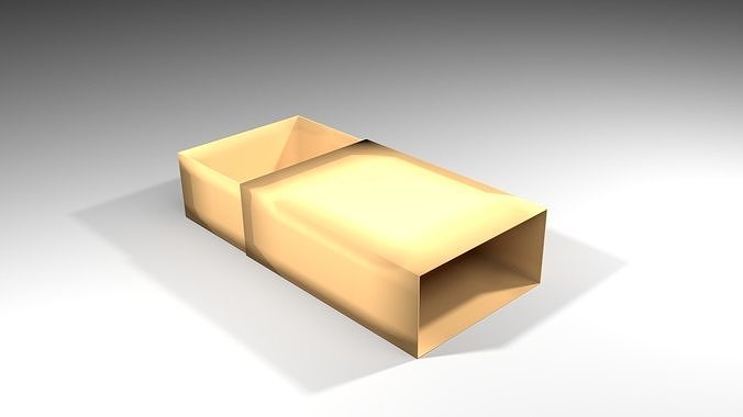 Cardboard Box - Slide 3D model | CGTrader