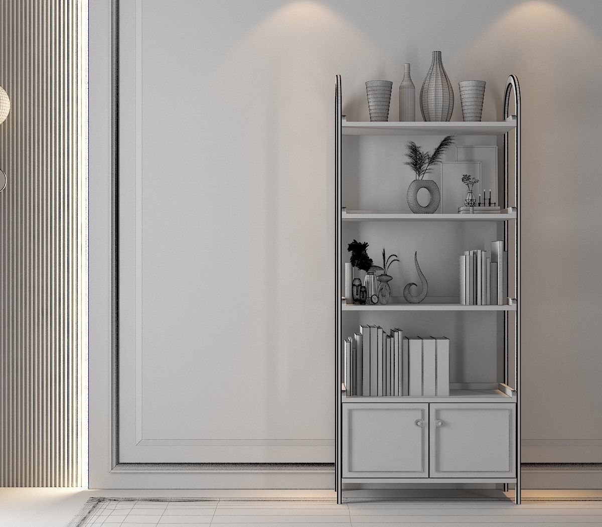 3D model rattan rack VR / AR / low-poly | CGTrader