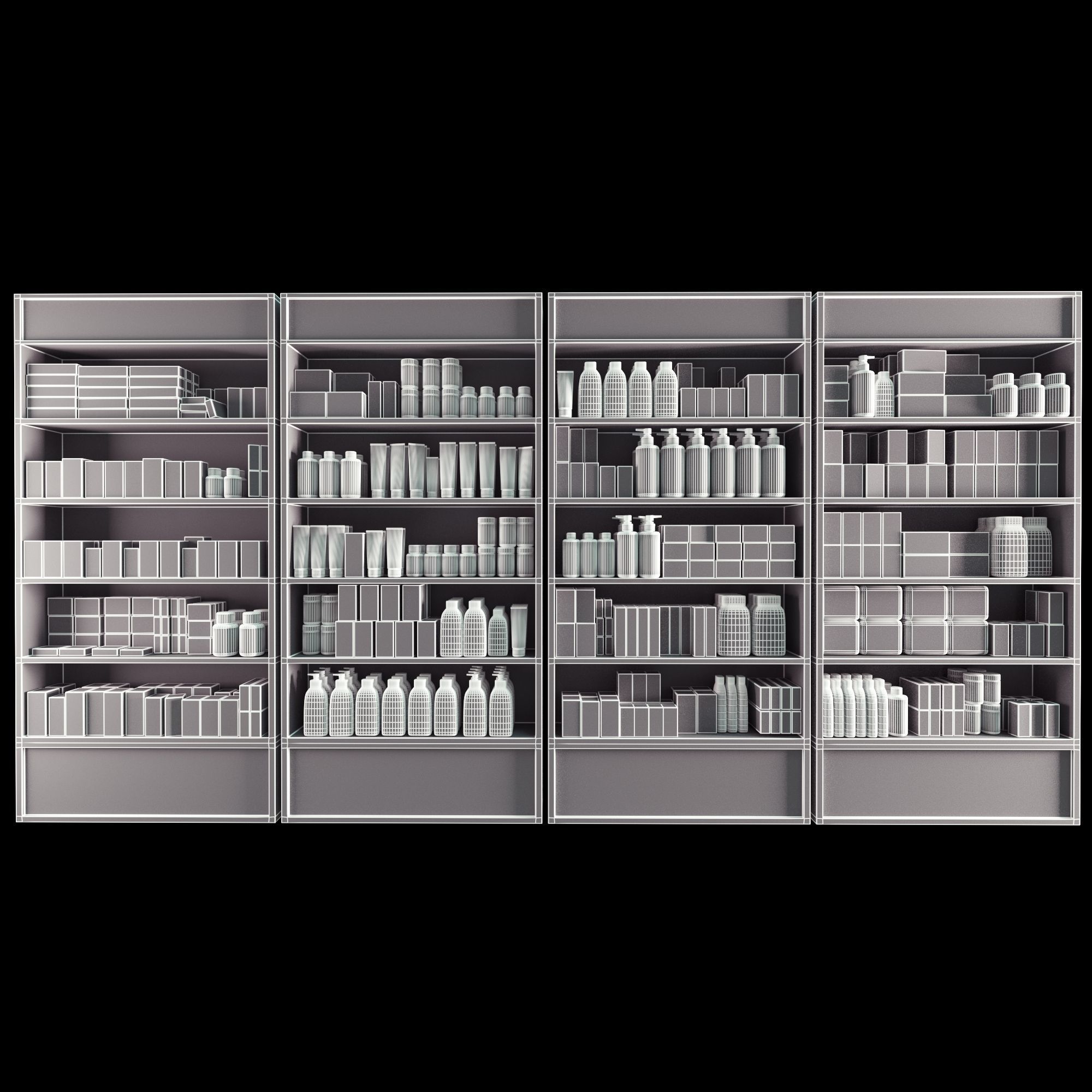 3D model pharmacy showcase vol-01 VR / AR / low-poly | CGTrader