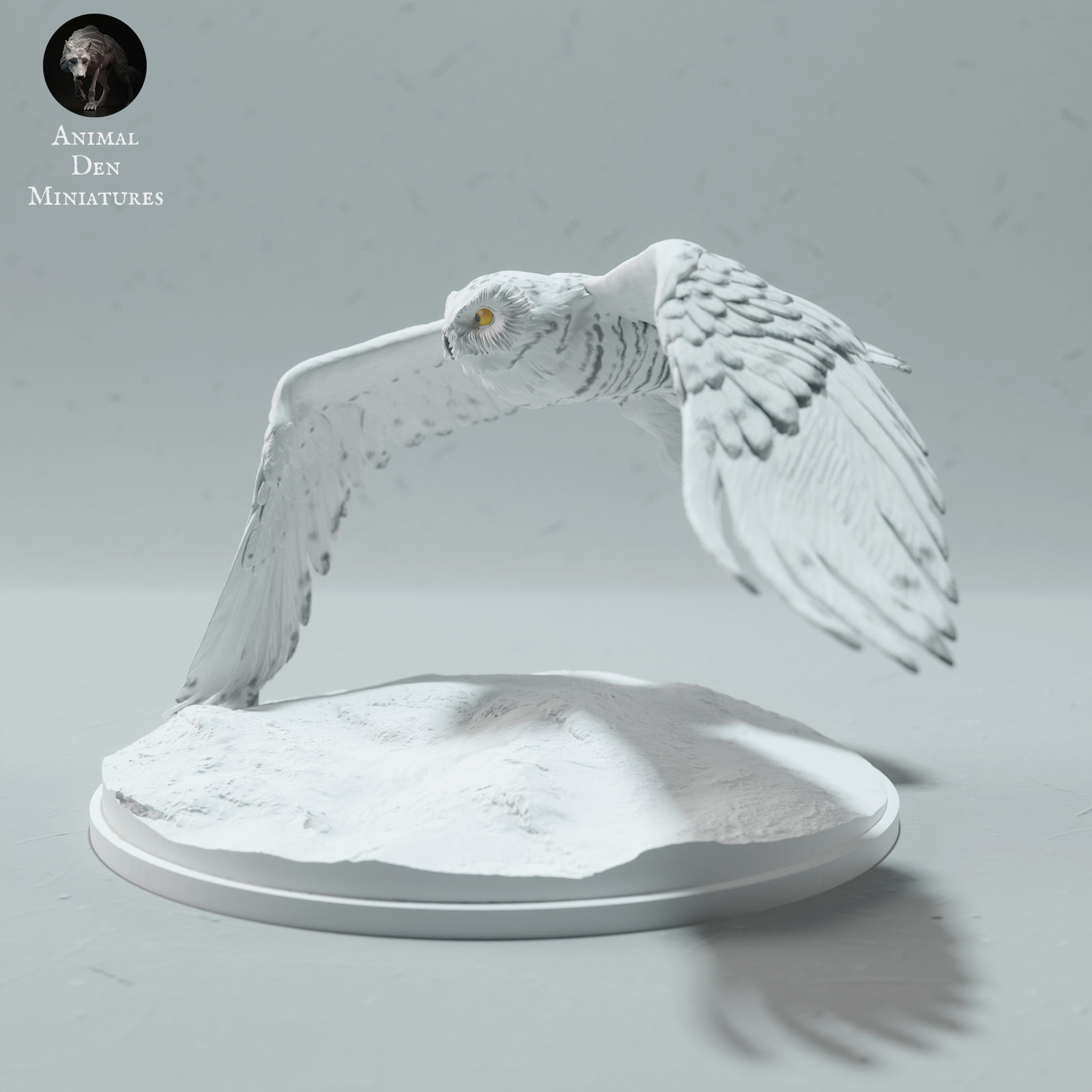 Snowy Owl 3D model 3D printable | CGTrader