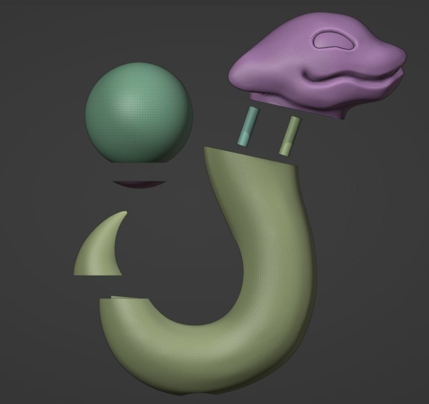 Owl house - Luz Stringbean staff - cosplay Palisman 3D model 3D ...