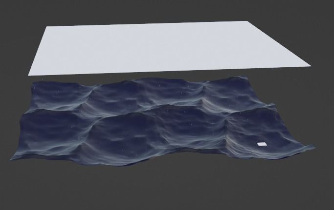 3D model Sea with realistic waves and rain VR / AR / low-poly | CGTrader