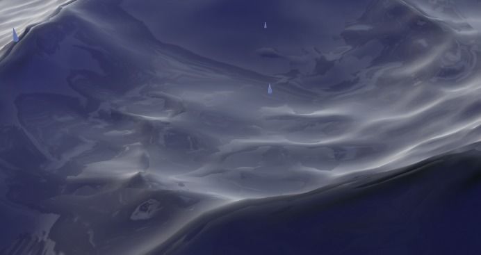 3D model Sea with realistic waves and rain VR / AR / low-poly | CGTrader