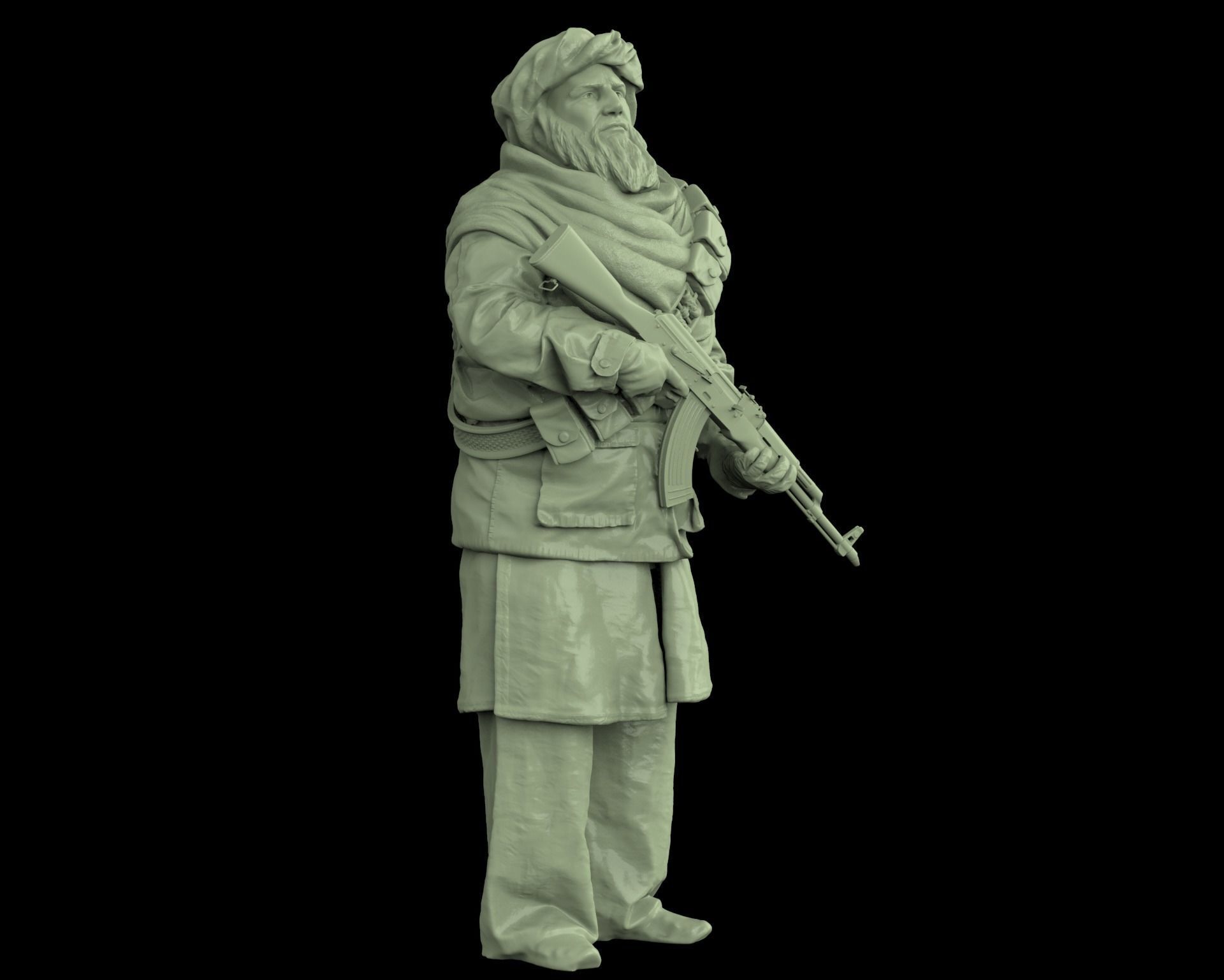 Taliban soldier 01 3D model 3D printable | CGTrader