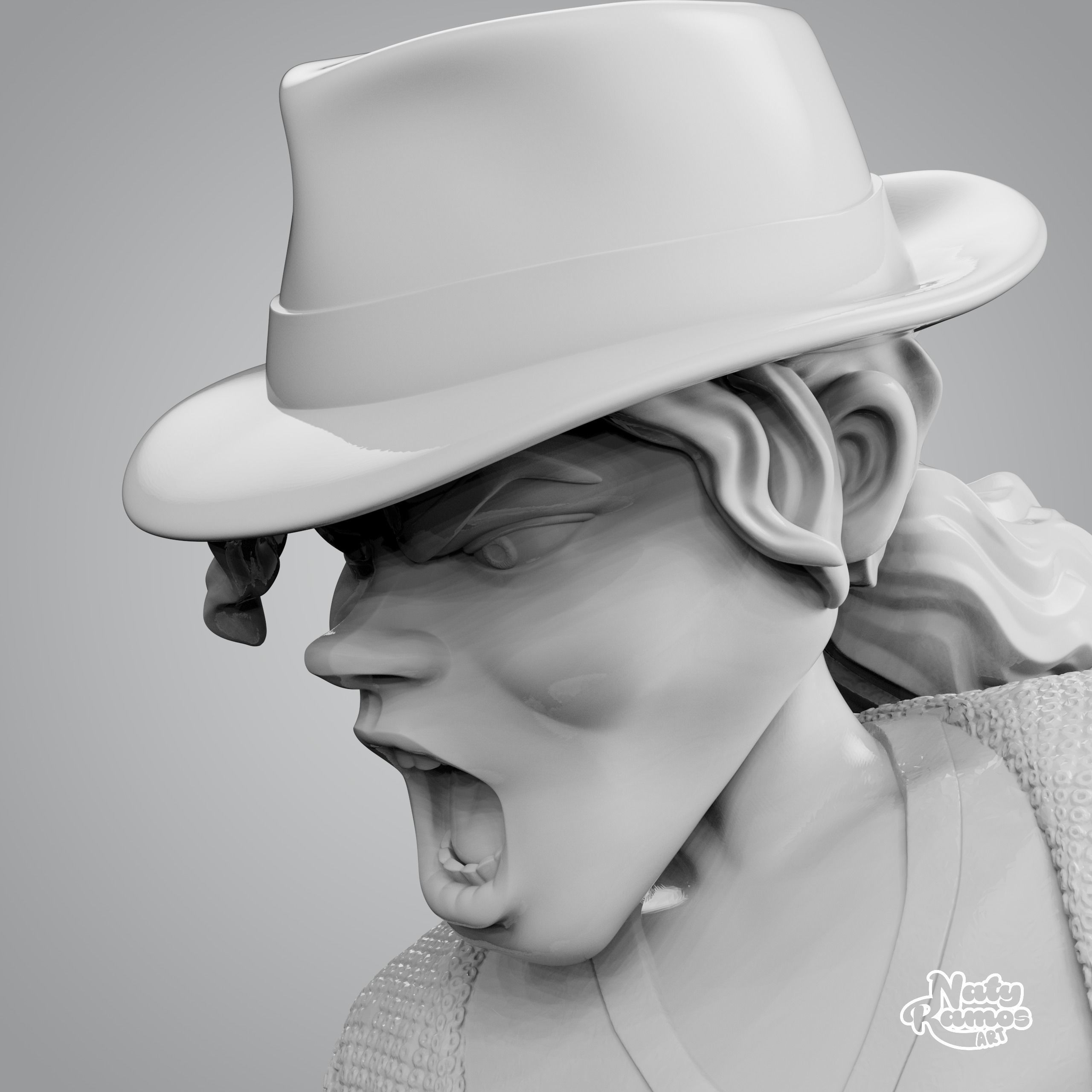 MICHAEL JACKSON 3D model 3D printable | CGTrader