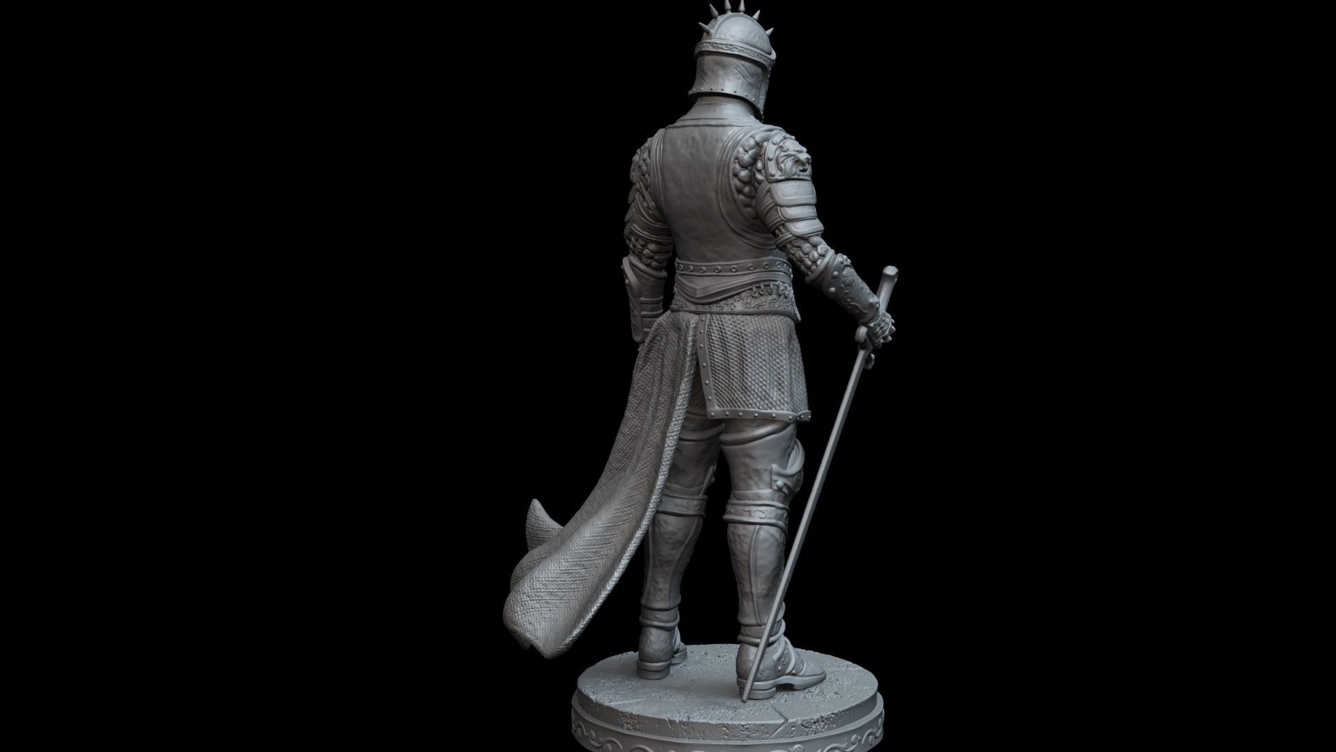 Warrior Knight 3D model 3D printable | CGTrader