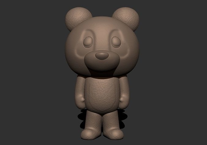 cute panda 3D model 3D printable | CGTrader