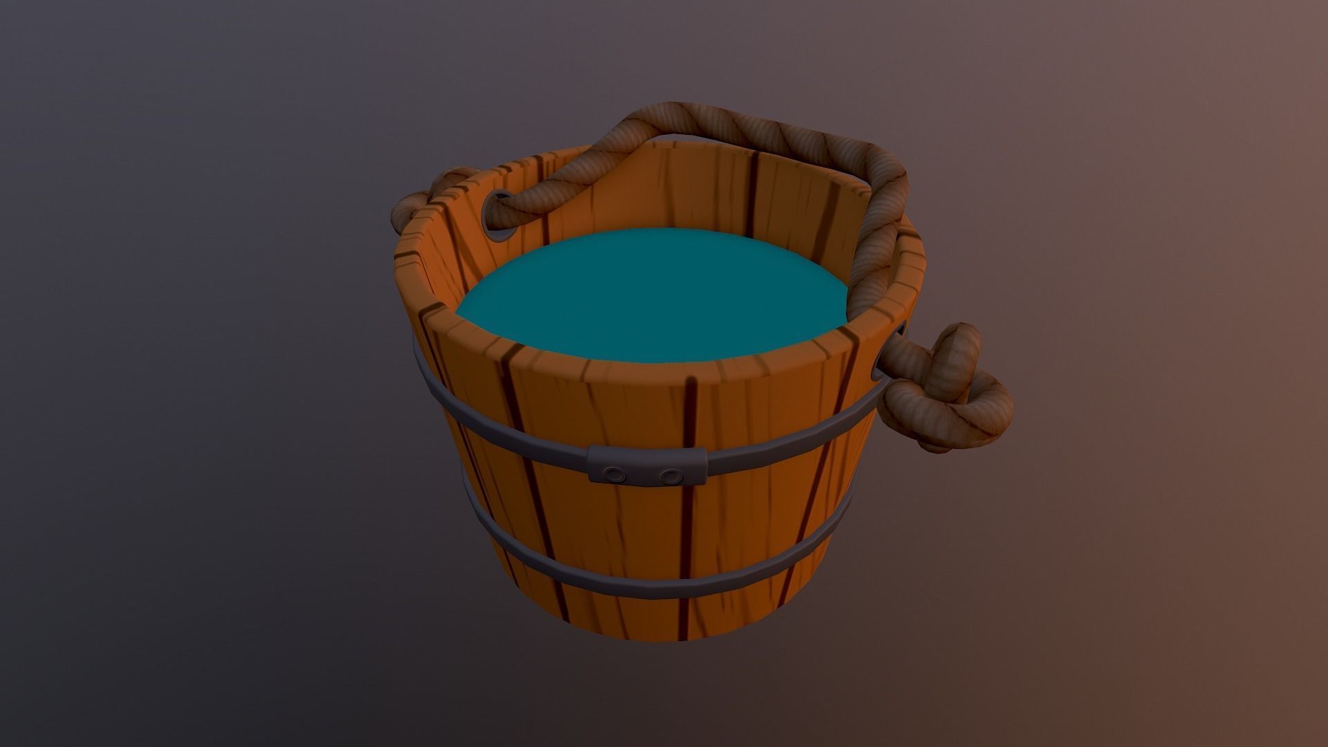 Cartoon Wooden Bucket free VR / AR / low-poly 3D model | CGTrader