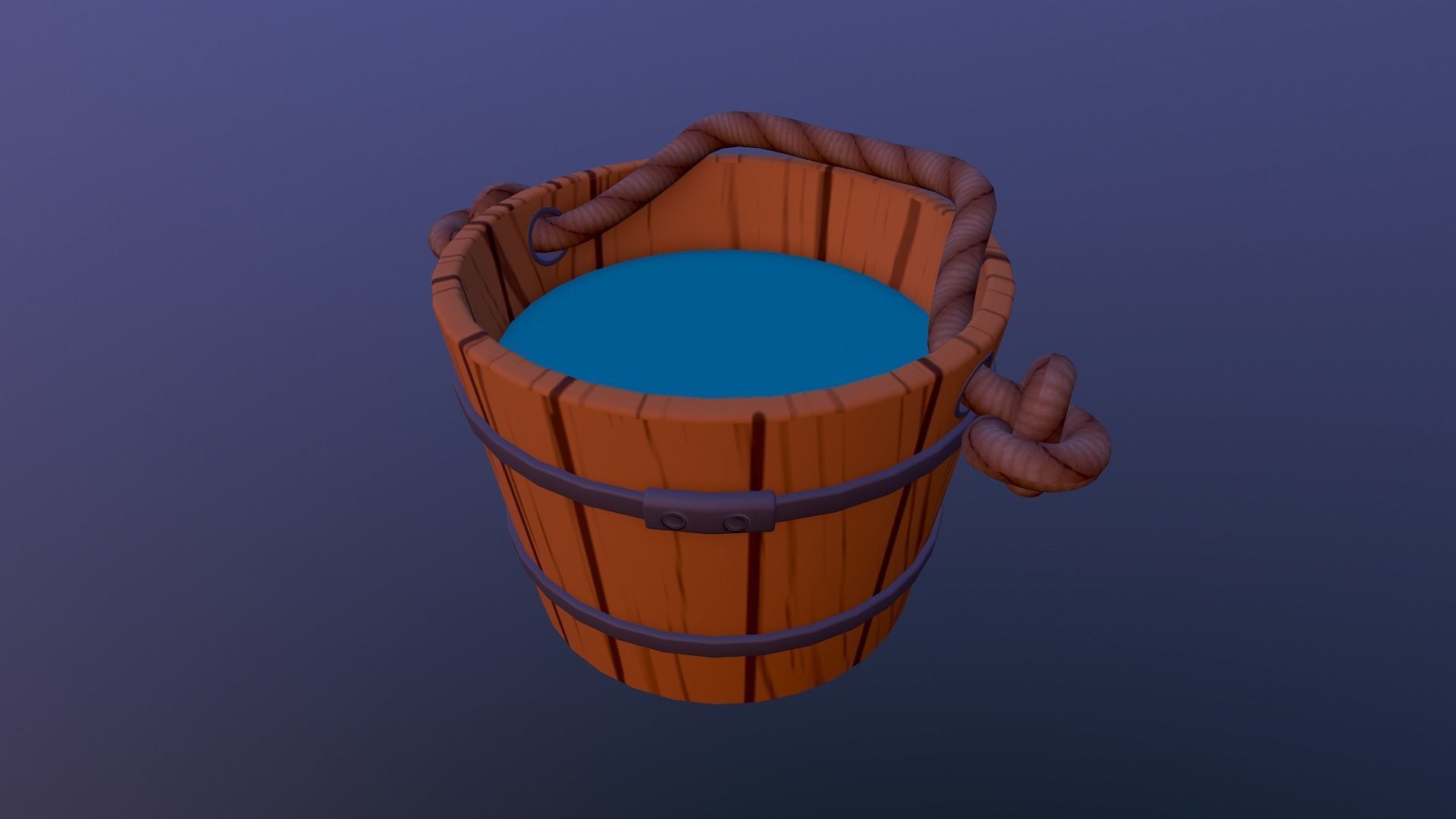 Cartoon Wooden Bucket free VR / AR / low-poly 3D model | CGTrader