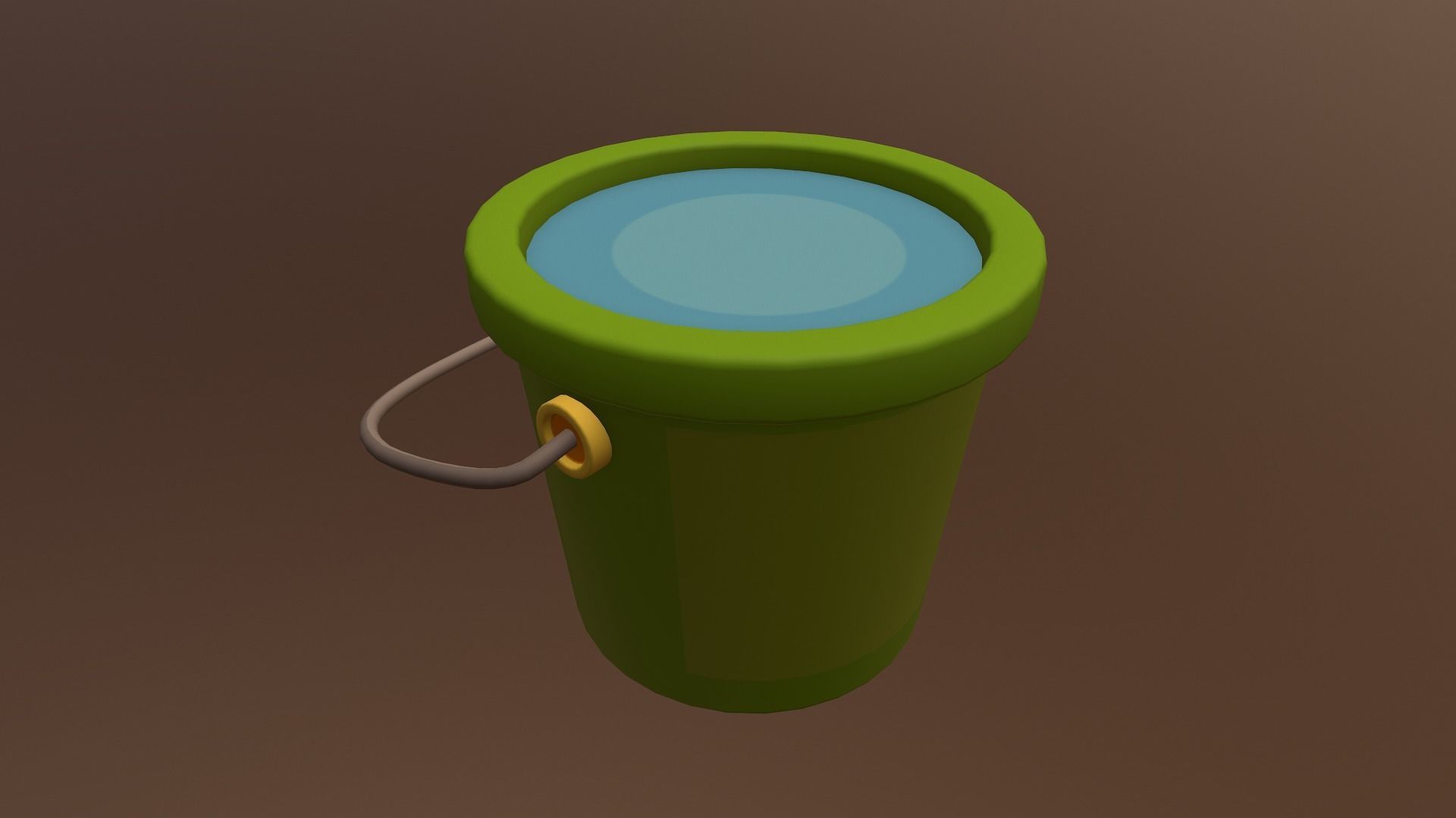 Cartoon Water Bucket free VR / AR / low-poly 3D model | CGTrader