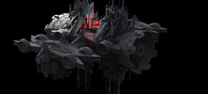Deep space rig 4 3D model | CGTrader