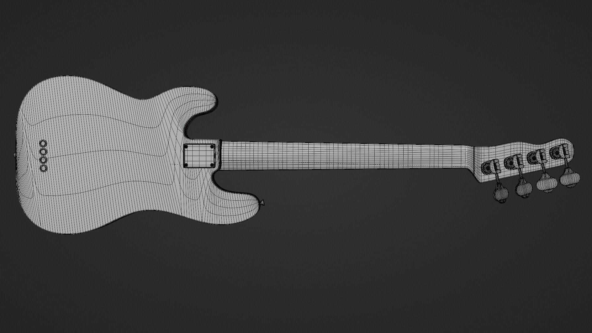 Bass Guitar 3D model | CGTrader