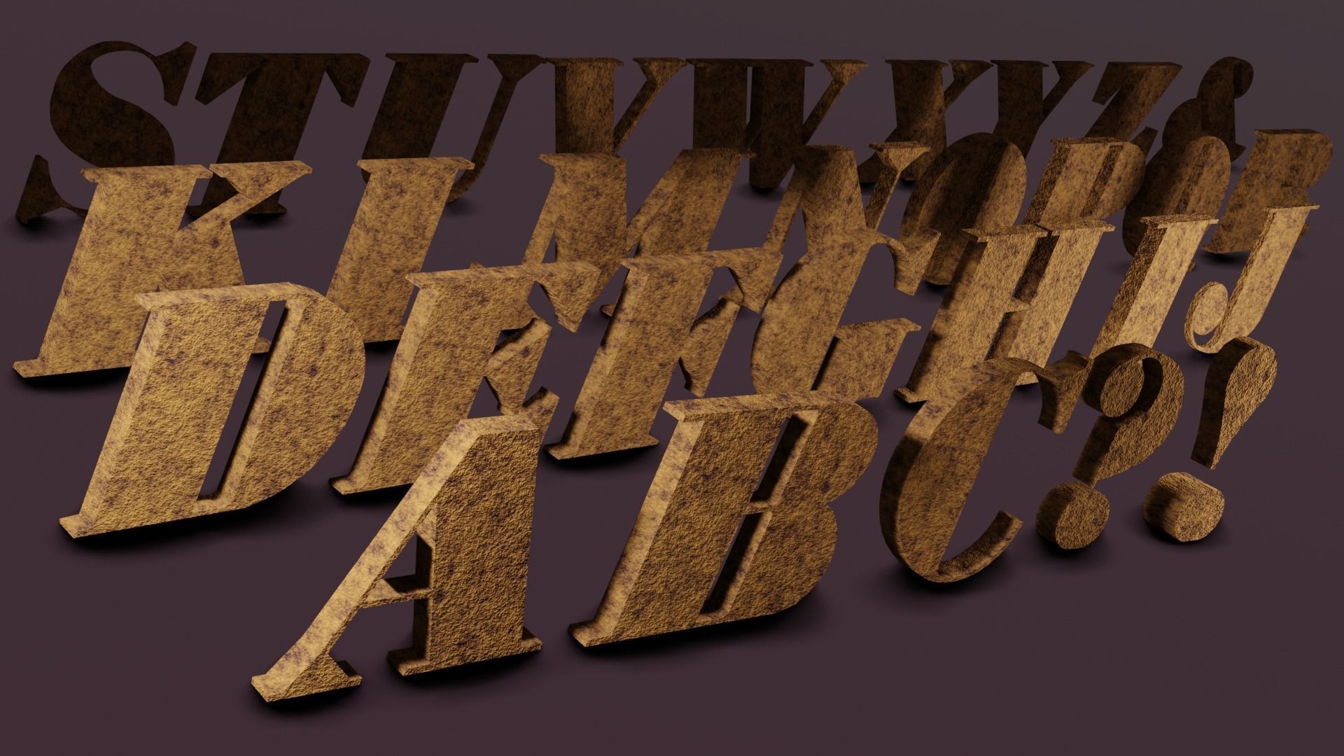 Complete Pack 3D Alphabet and Numbers 3D model | CGTrader