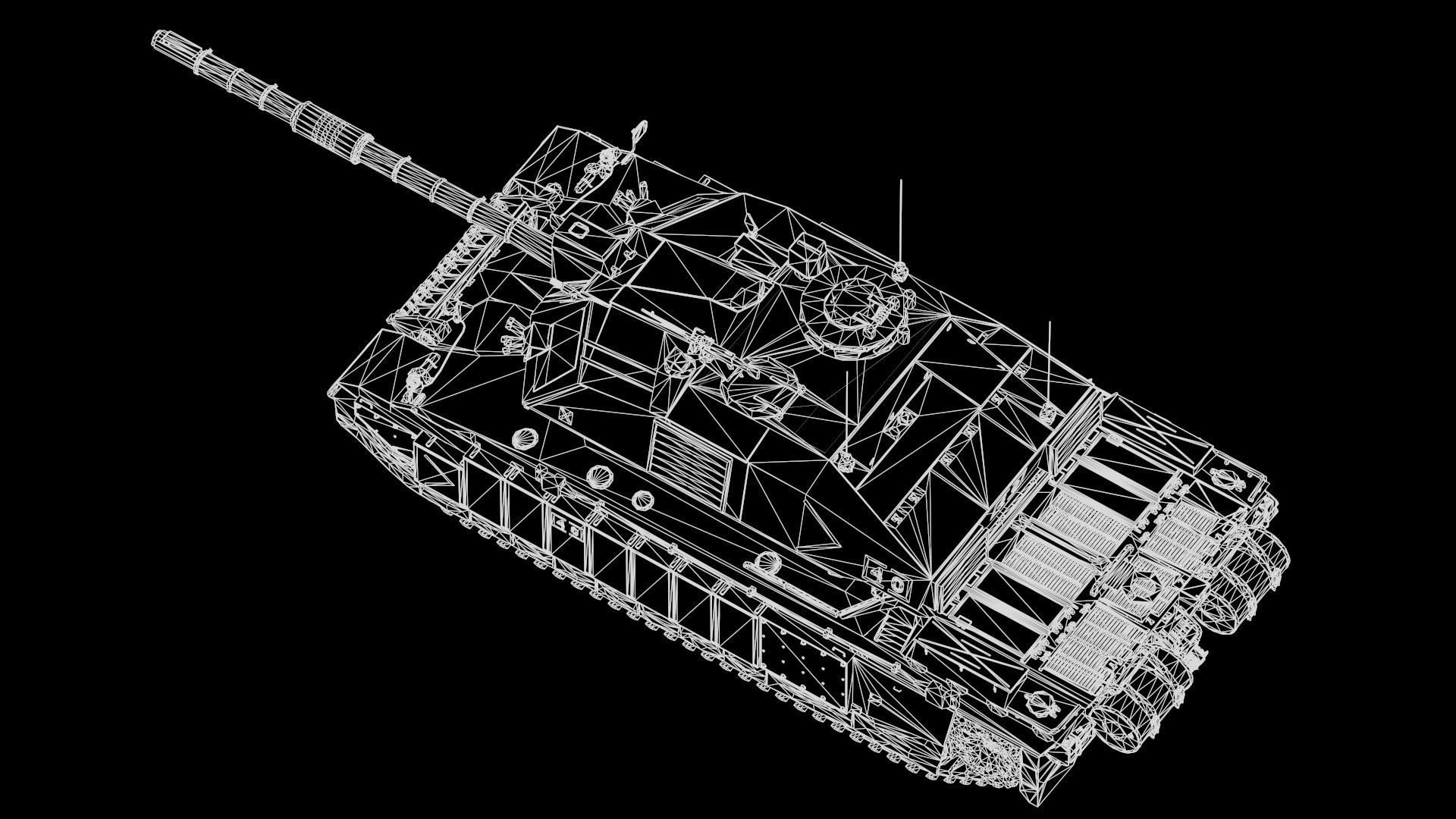 Challenger II TANK 3D model | CGTrader