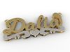 Dalia name plate 3D model 3D printable | CGTrader