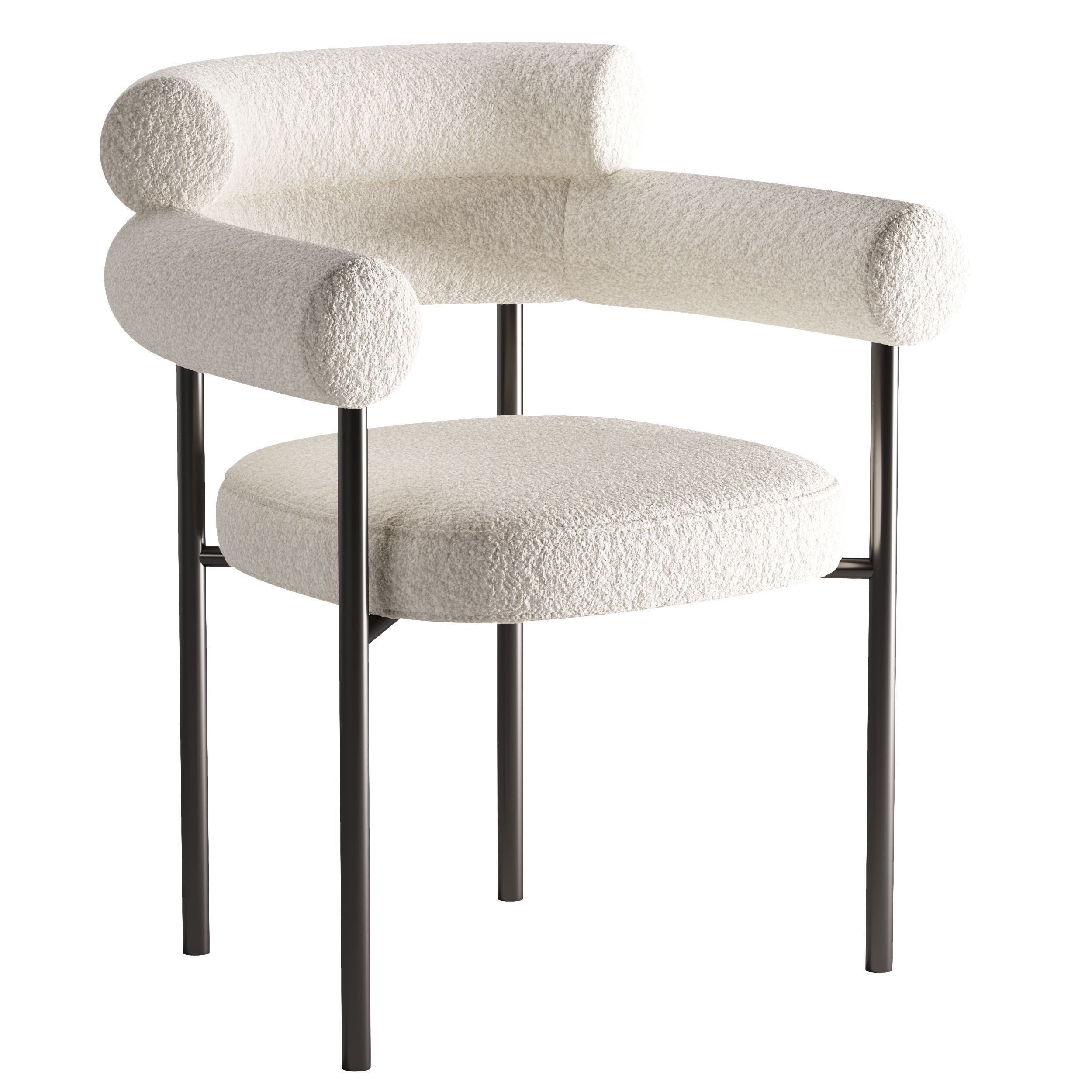 3D model NUEVO PORTIA DINING CHAIR VR / AR / low-poly | CGTrader