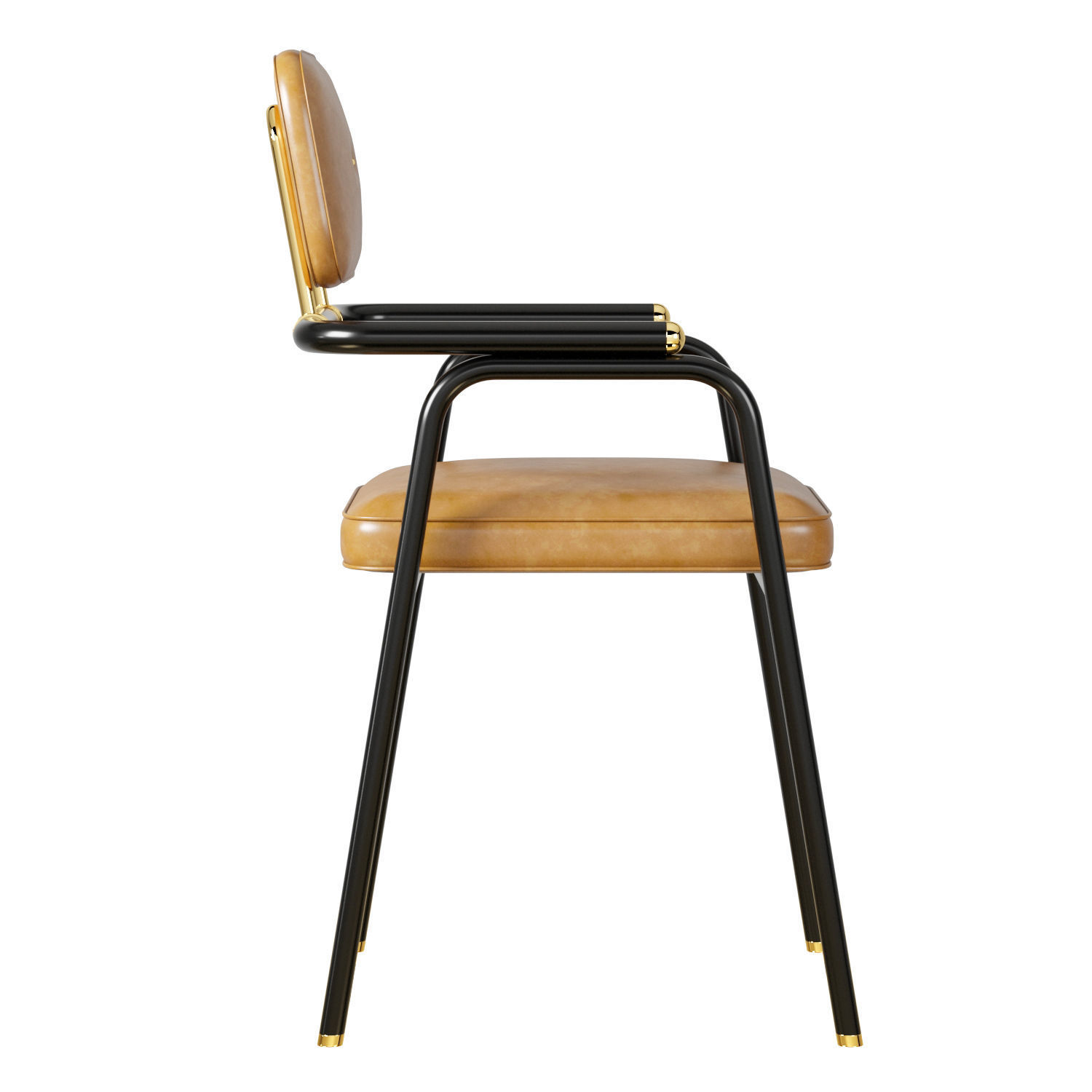 Mezzo Collection - Bergman dining chair 3D model | CGTrader