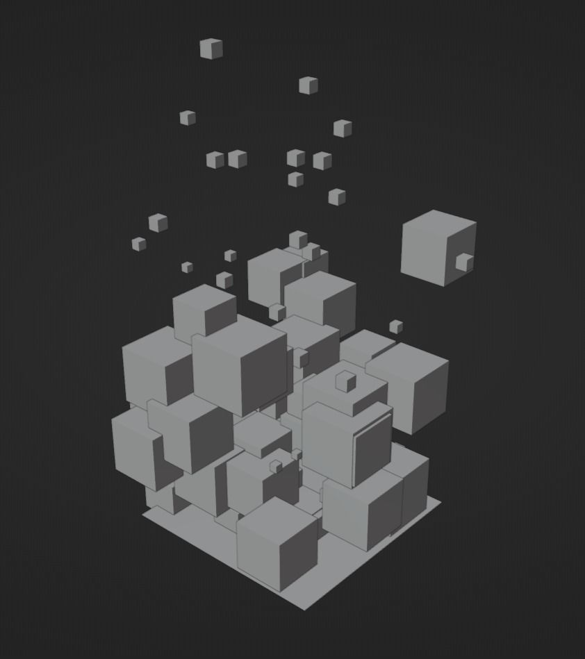 Voxel Fire Animation FREE free VR / AR / low-poly 3D model animated ...