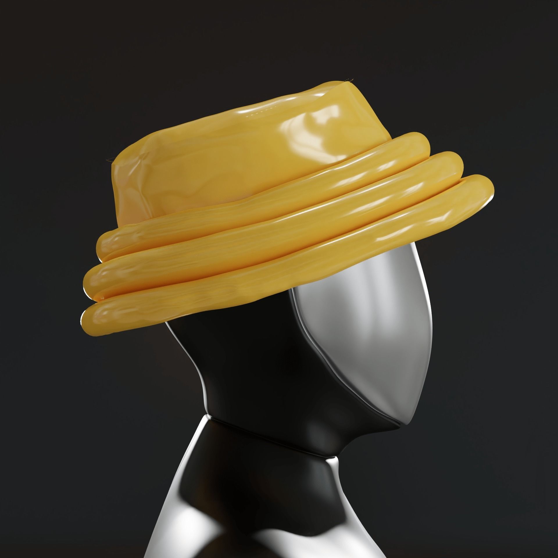 3D model Bucket Hat VR / AR / low-poly | CGTrader