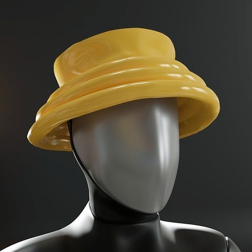 3D model Bucket Hat VR / AR / low-poly | CGTrader