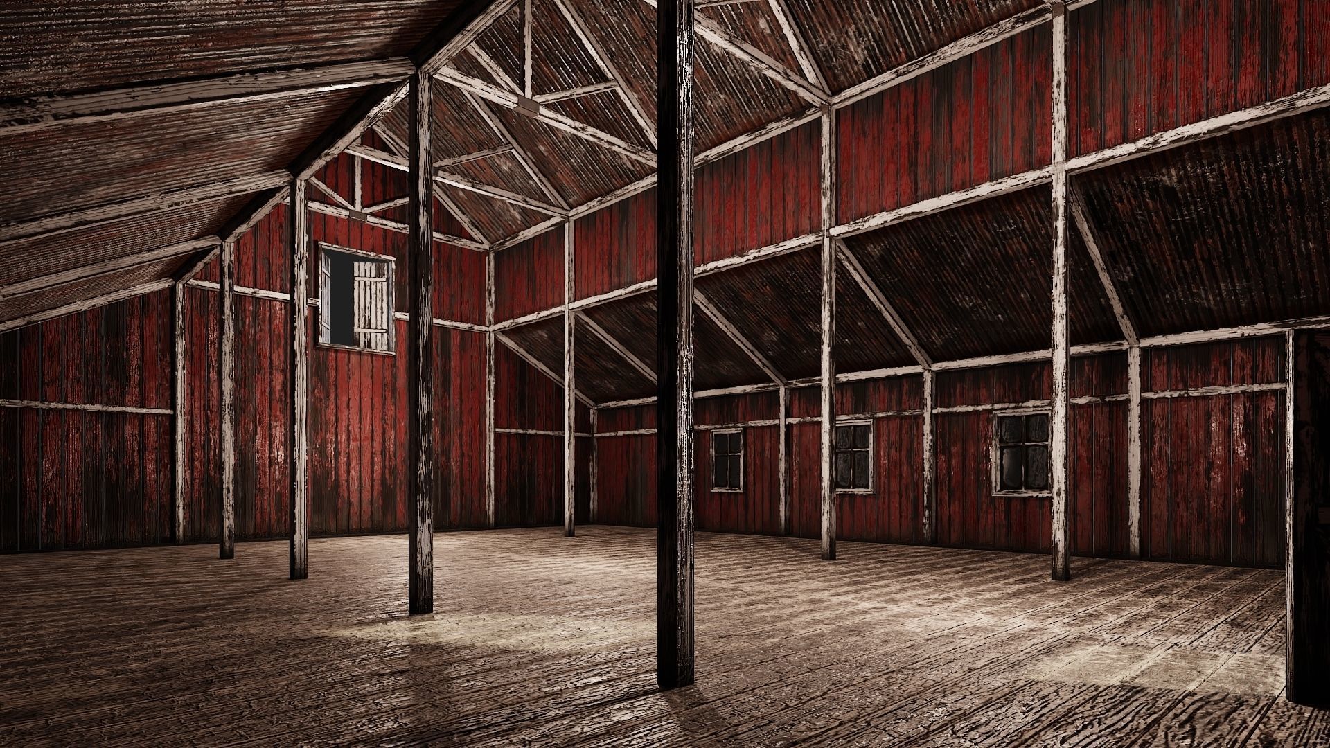 3D Model Collection 1 - 40 FARM BUILDINGS PACK 4K Textures GameReady VR ...