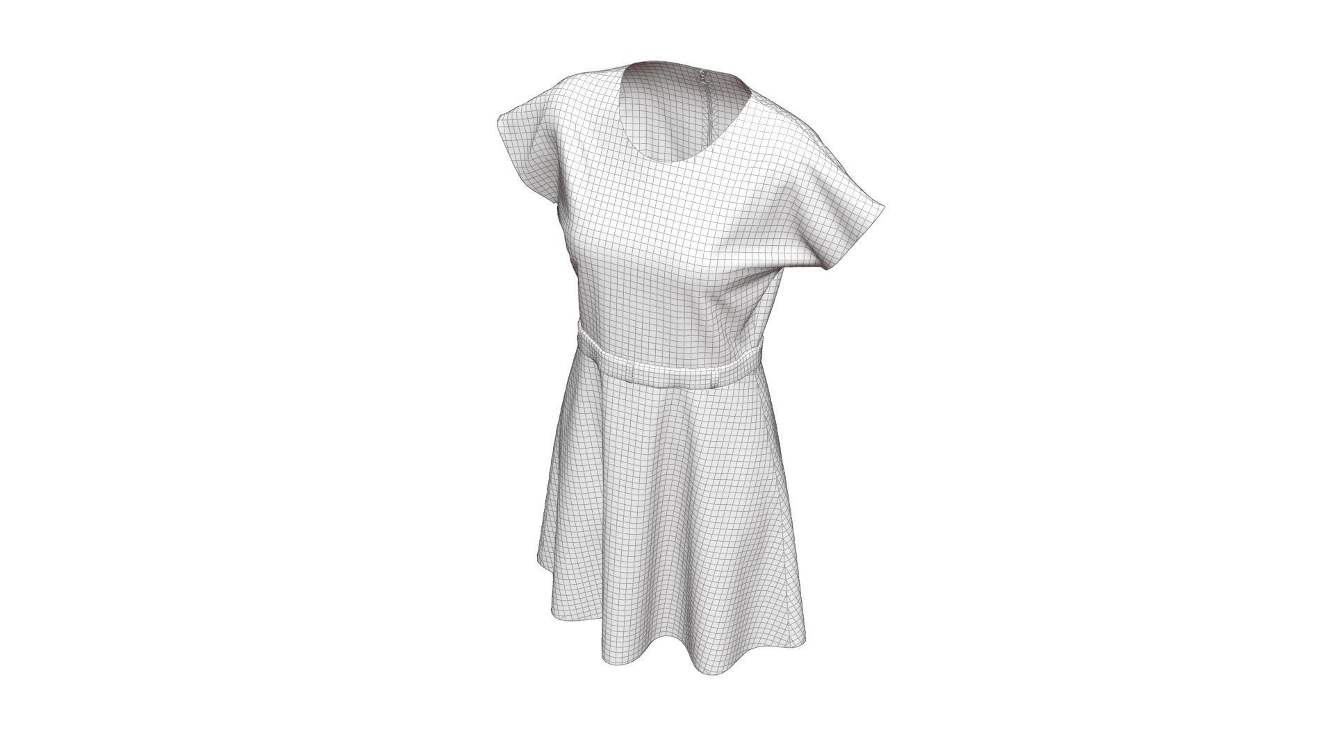Mini 3D Dress Modern Fashion 3D model | CGTrader