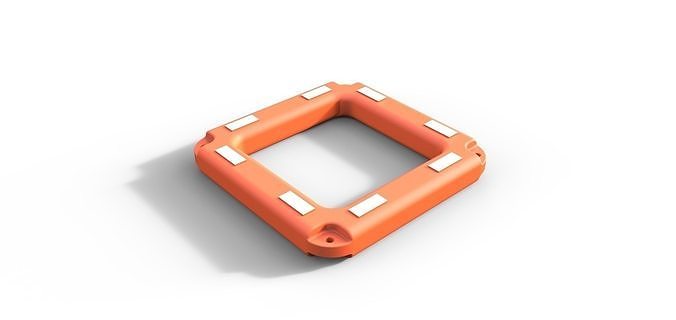 life raft square 3D model 3D printable | CGTrader