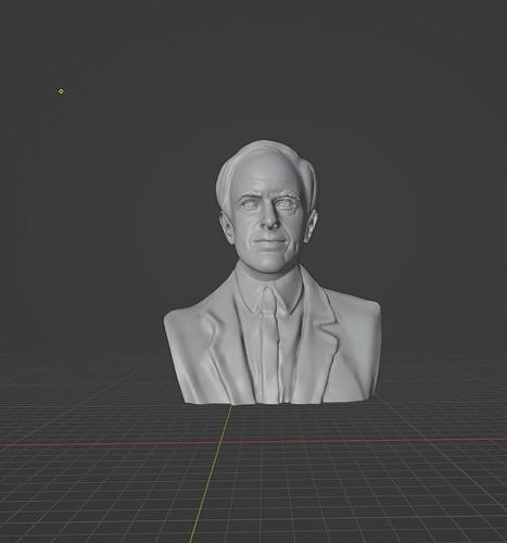 Roald Dahl 3D model 3D printable | CGTrader